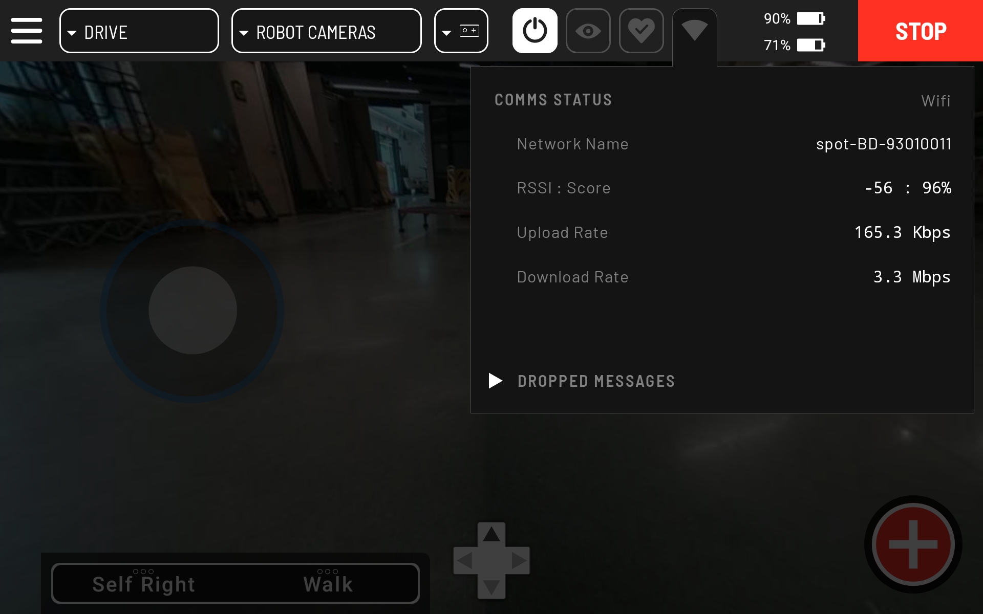 Spot App Menus and General Controls