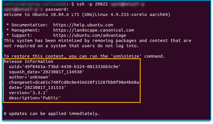 Spot CORE I/O Setup and Usage