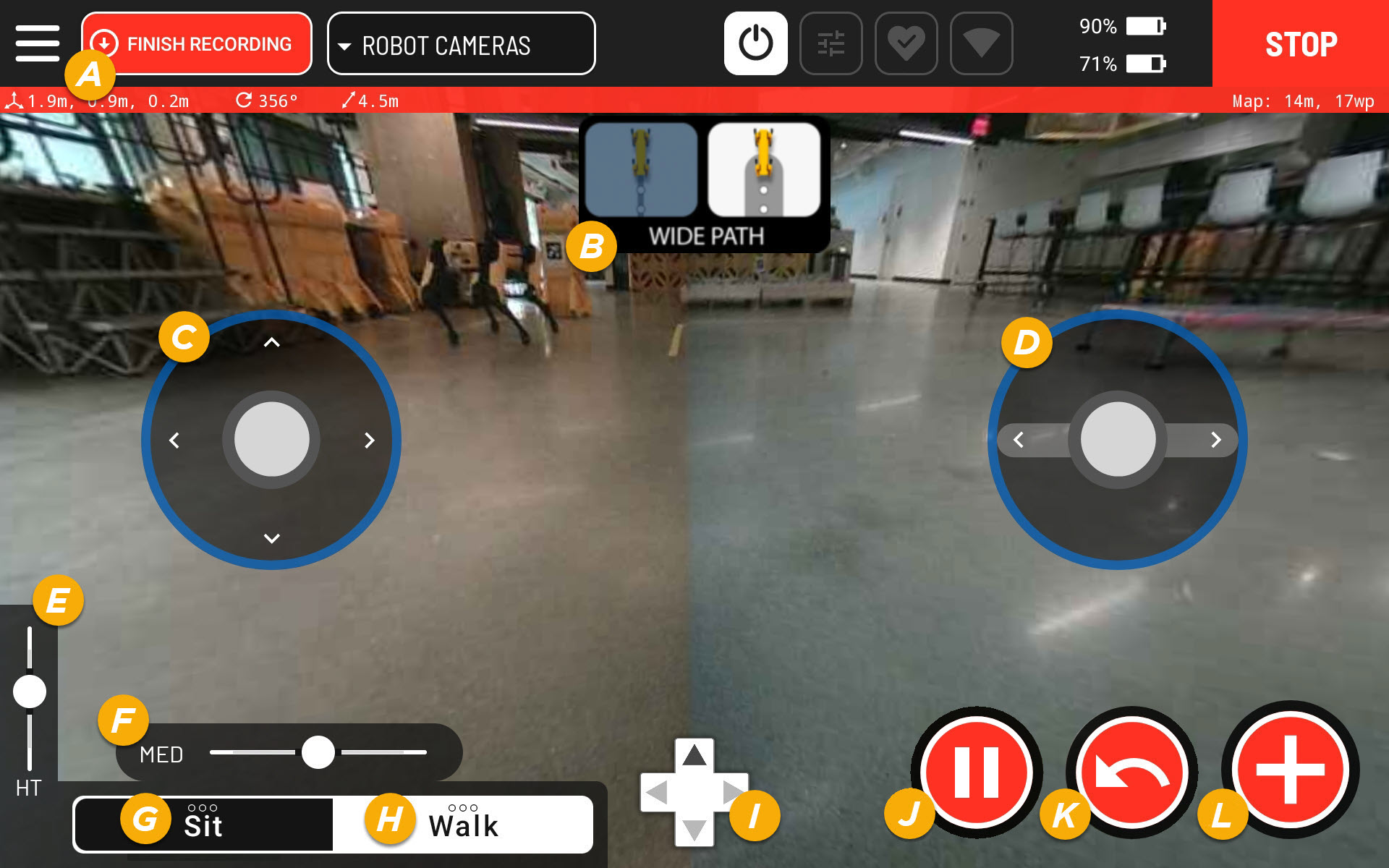 Drive Spot with the Tablet Controller