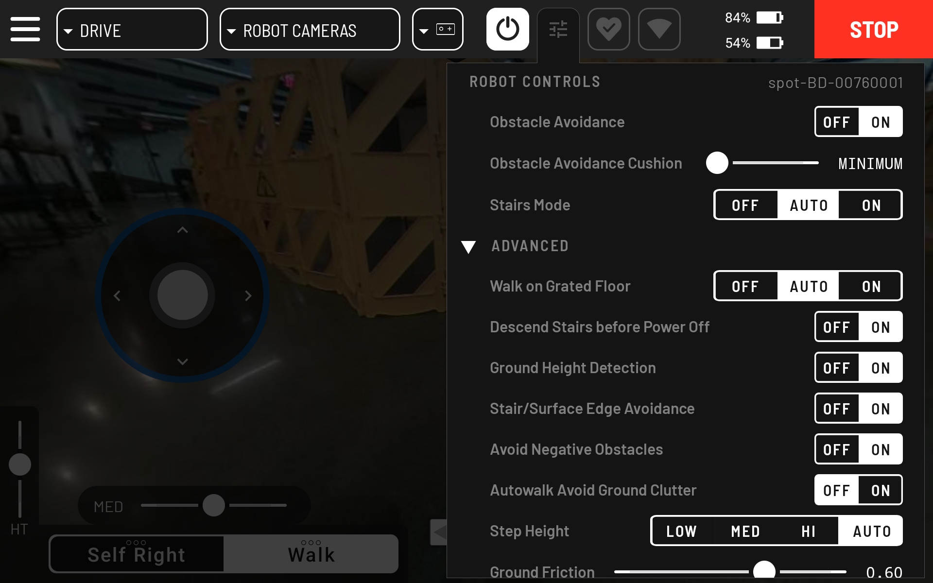 Spot App Menus and General Controls
