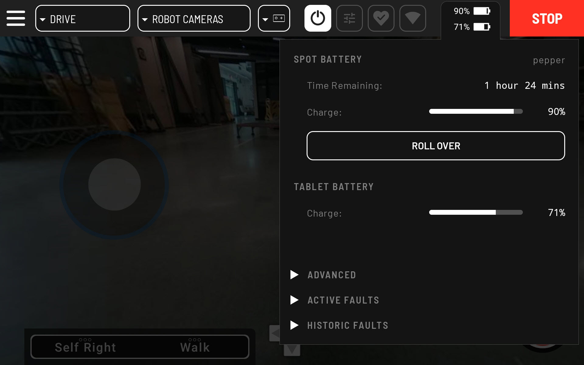 Spot App Menus and General Controls
