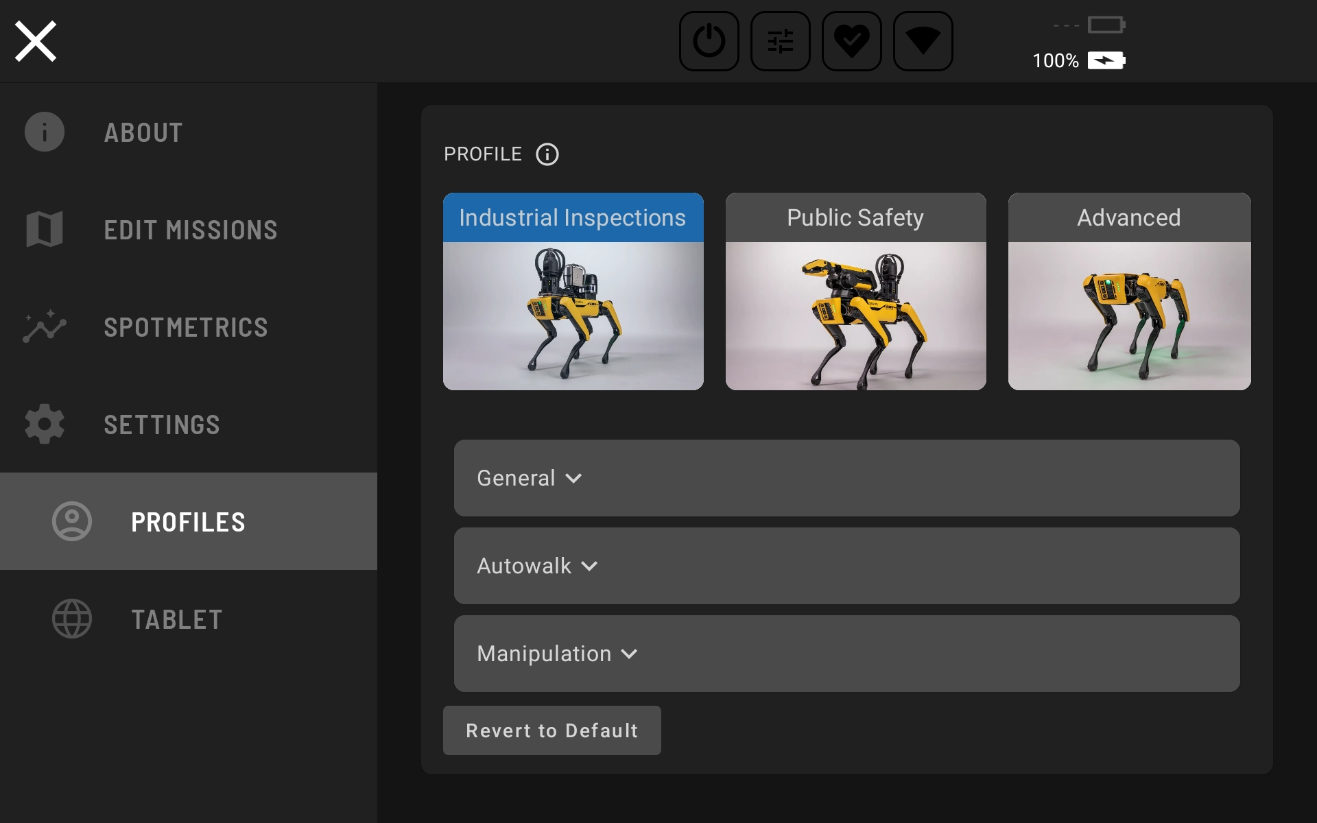 Spot App Profiles