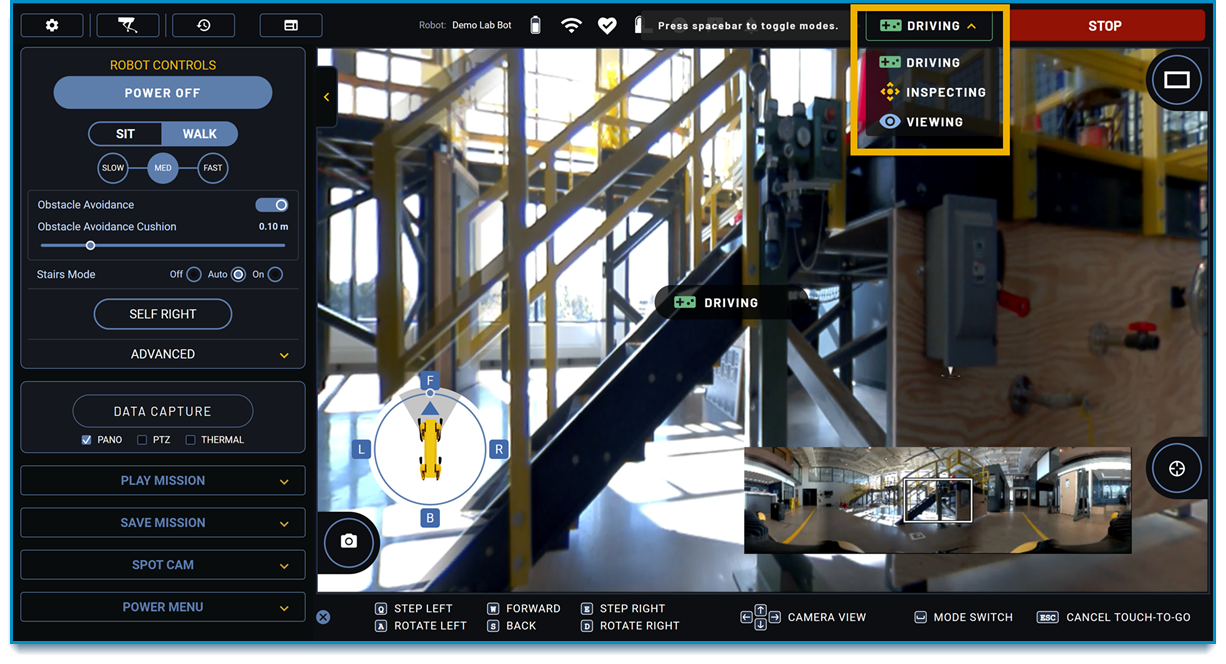 Orbit Operator Controls