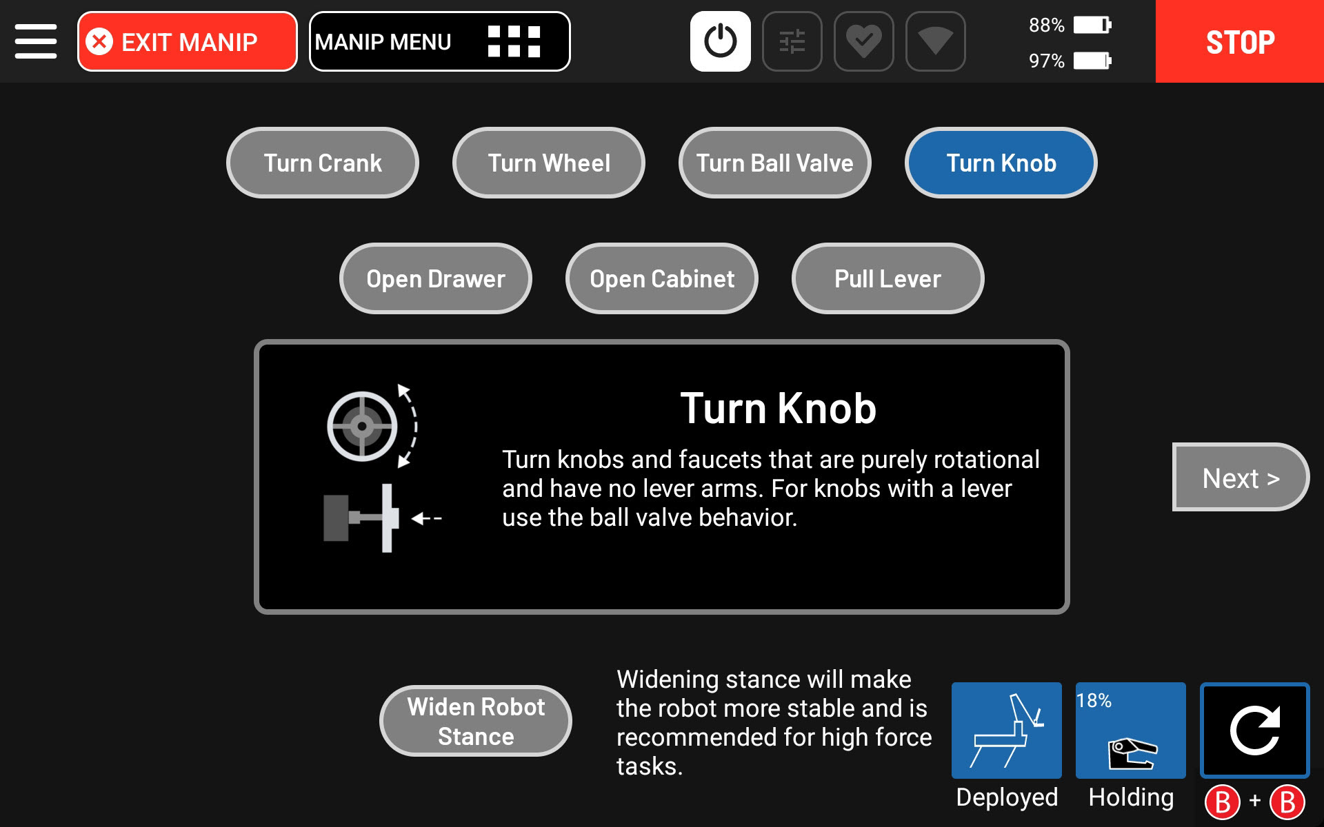 Constrained Manipulation with Spot Arm
